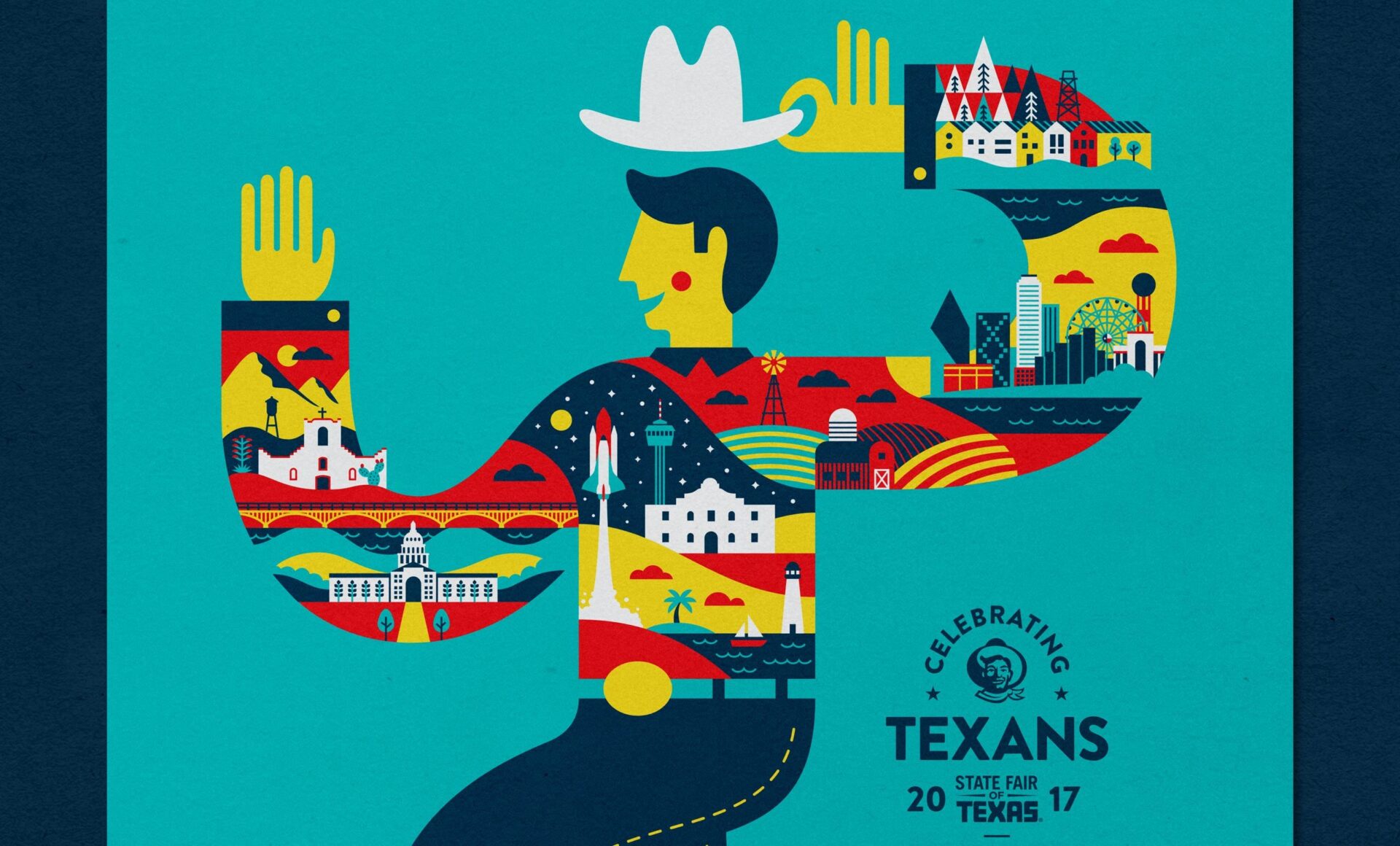 2017 State Fair Of Texas Poster - The Matchbox Studio
